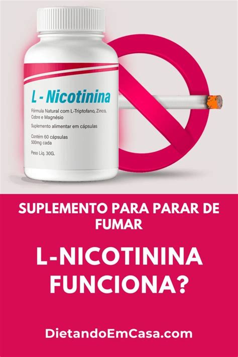 L Nicotinina Funciona Mesmo Para Que Serve Bula Anvisa