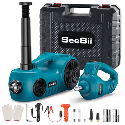 Seesii Electric Car Jack Kit Ultimate Roadside Essential