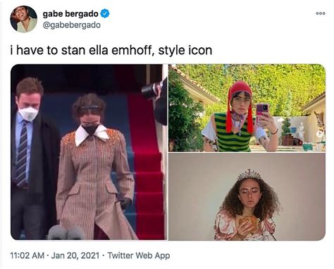 Kamala Harriss Step Daughter Ella Emhoff Is Inauguration Style Star