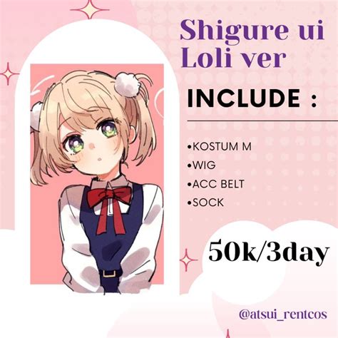 Jual Rental Cosplay Shigure Ui Shopee Indonesia