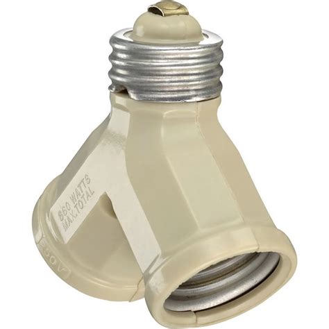 Leviton Plastic Medium Base Socket Adapter 1 Pk Ranch And Home