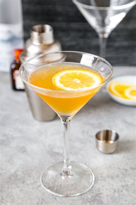 Lemon Drop Martini Pickled Plum