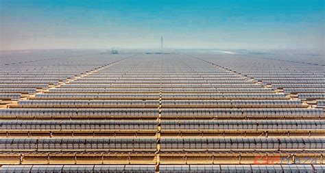 迪拜200mw槽式光热发电项目pt1镜场桩基础及集热器完工 Cspplaza光热发电网 太阳能热发电行业权威媒体商务平台！