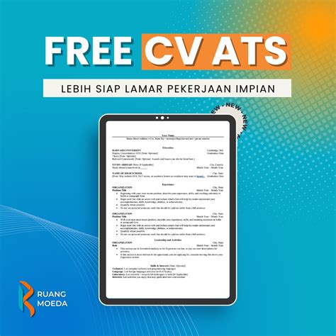 Free Cv Ats Friendly Siap Lamar Pekerjaan Clicky