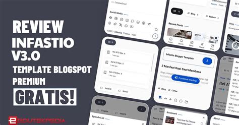Template Blogspot Infastio Review Template Blogspot Premium Gratis