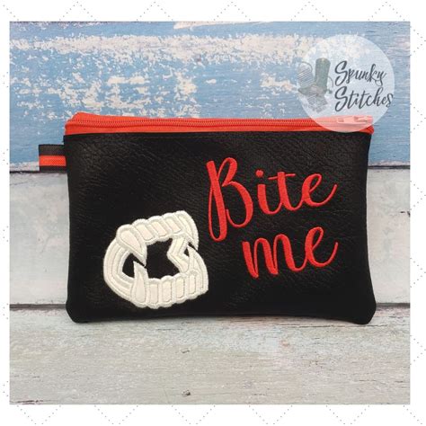 Bite Me Zipper Bag