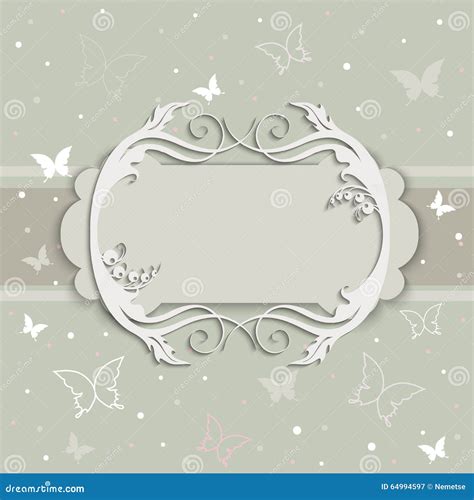 Tarjetas De La Invitaci N Ilustraci N Del Vector Ilustraci N De Amor