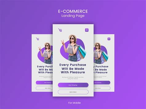 E Commerce Home Page Design Behance