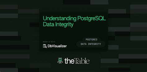 Understanding Postgresql Data Integrity The Table Sql And Devtalk
