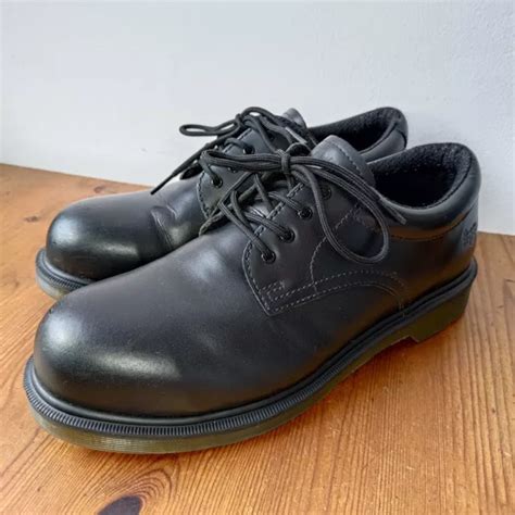 Dr Martens Industrial Steel Toe Cap Leather Safety Shoes Unisex Uk Size
