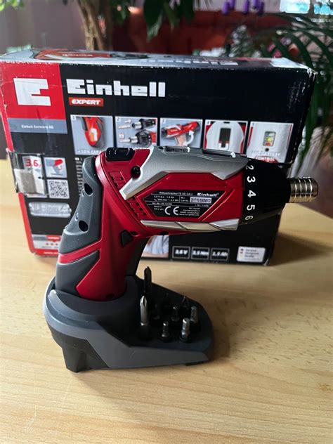 Aku šroubovák Einhell Te Sd 3 6 Li Kit Red Aukro