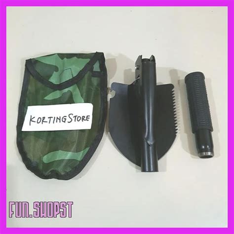 Jual Sekop Cangkul Pacul Gergaji Mini Lipat Portable Shovel Berkebun
