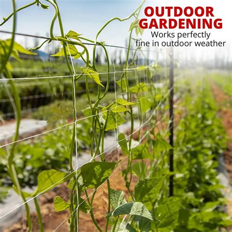 Plant Trellis Netting Polyester Trellis Net Design Climbing Temu