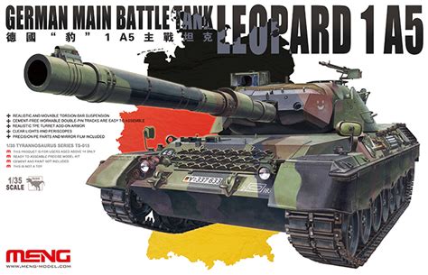 Meng German Main Battle Tank Leopard A15 1 35 Bouwpakket · Toemen