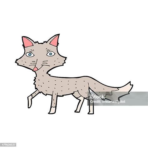 말풍선이 있는 작은 Wolf 개에 대한 스톡 벡터 아트 및 기타 이미지 개 낙서 드로잉 늑대 Istock