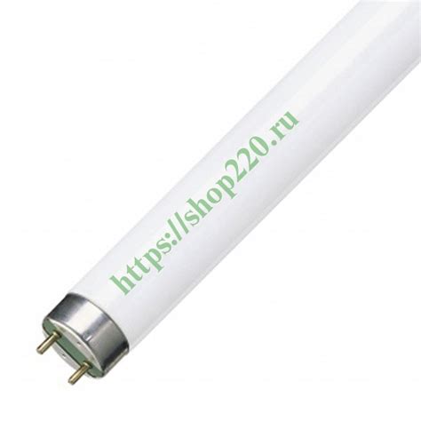 Люминесцентная линейная лампа T8 TL-D 15W/865 6500K SUPER 80 G13 438mm ...