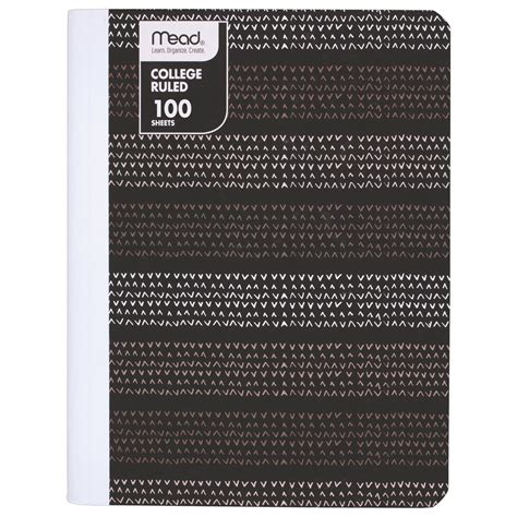 Mead Fashion Composition Book College Ruled 100 Sheets Color May