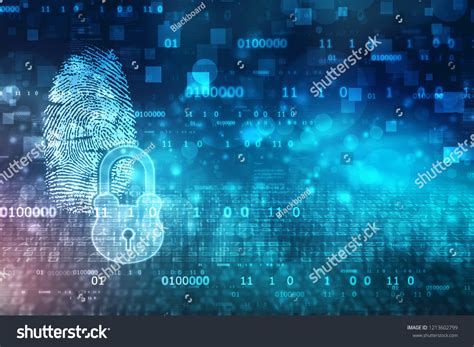 Finger Print Scanning Identification System Biometric Stock Illustration 1213602799 Shutterstock