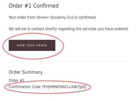 What Is Confirmation Code Confirmation Code In Order Confirmed