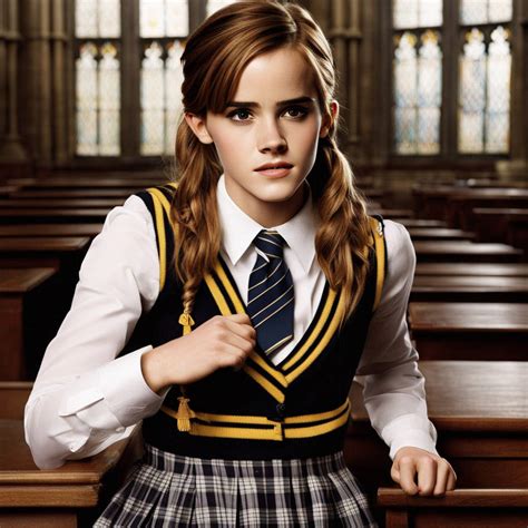 Emma Watson Sexy Hogwarts Schoolgirl By Nightsurfer25 On Deviantart