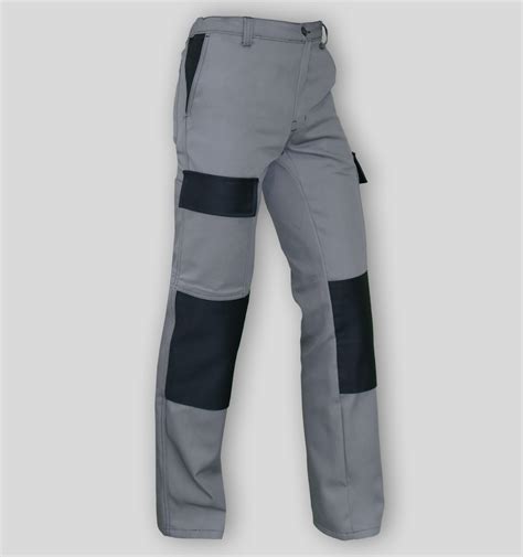 Pantalon de Travail Poche genouillère Gris Noir CENTAURE