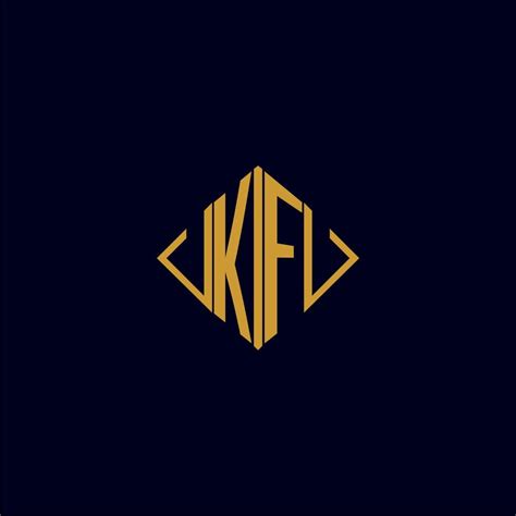 Kf Initial Monogram Square Logo Design Ideas 22555920 Vector Art At Vecteezy