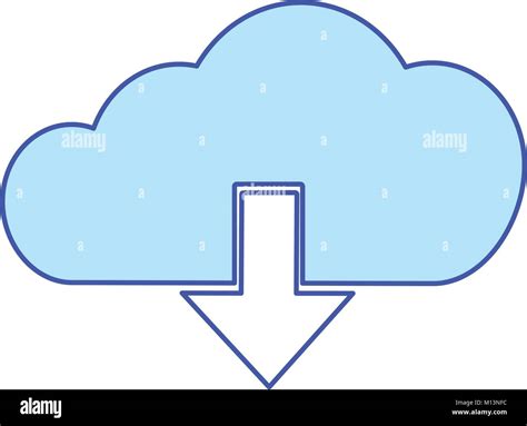 Cloud Computing Of Storage Technology And Virtual Theme Isolated Design Vector Illustration