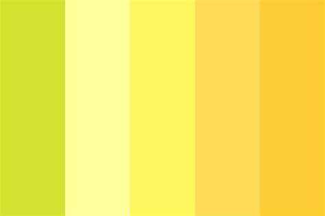 Named Yellows Color Palette