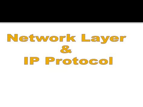 PPT Internet Network Layer Protocols PowerPoint Presentation Free Download ID 9576729