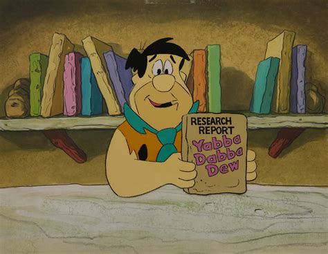 The Flintstones Production Cel Production Background Id