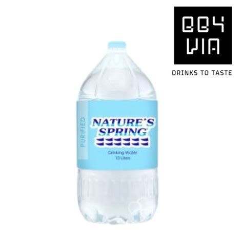 Bby Via Natures Spring Purified Drinking Water 10l Lazada Ph