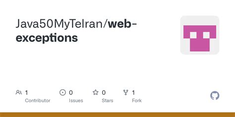 GitHub Java MyTelran Web Exceptions