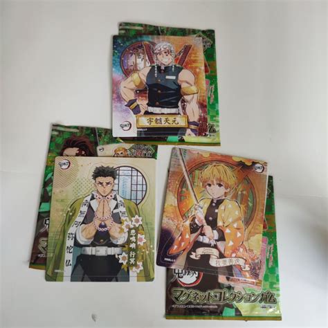 Jual Shokugan Kimetsu No Yaiba Tengen Zenitsu Gyomei Magnet Collection