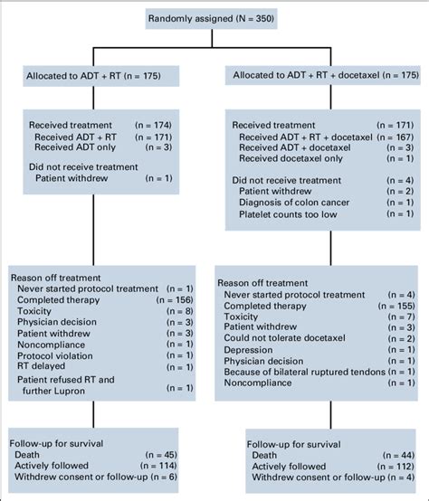 Consort Diagram Random Assignment Treatment And Follow Up Adt