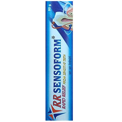 Rr Sensoform Rapid Relief Sensitive Teeth Toothpaste 80 Gm Price Uses