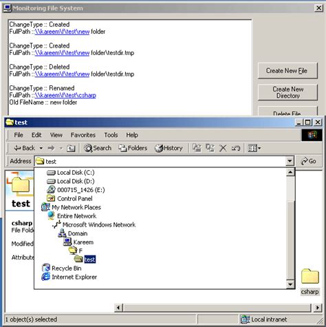 Monitoring File System Using Filesystemwatcher Class Part 2 Steven