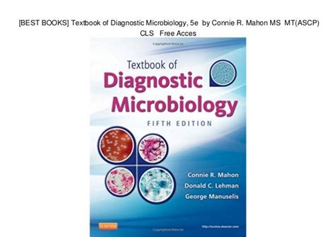 Best Books Textbook Of Diagnostic Microbiology 5e By Connie R Mahon