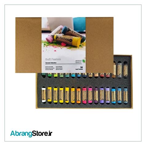 پاستل گچی لویتان 30 رنگ فروشگاه آبرنگ هنر معماری و نوشت افزار