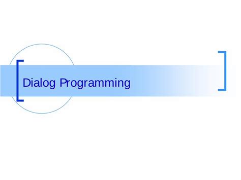 Pdf Sap Dialog Programming Dokumentips