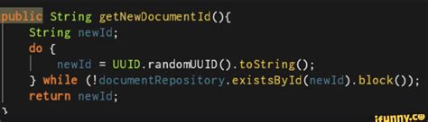String String Do While Return String Getnewdocumentid Uuid Randomuuid Tostring