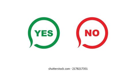 Yes No Brush Signs Symbols Yes Stock Vector Royalty Free 618567680