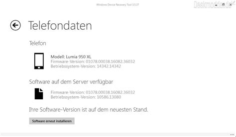 Windows 10 Mobile Windows Device Recovery Tool 3537 Erschienen