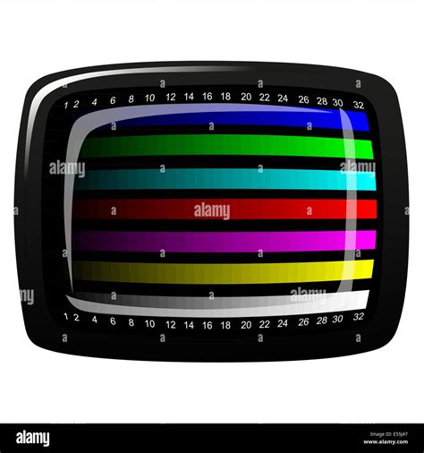 Tv NTSC Signal VECTOR Stock Photo Alamy