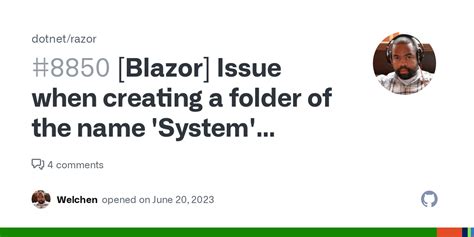 Blazor Issue When Creating A Folder Of The Name System Under Pages · Issue 8850 · Dotnet