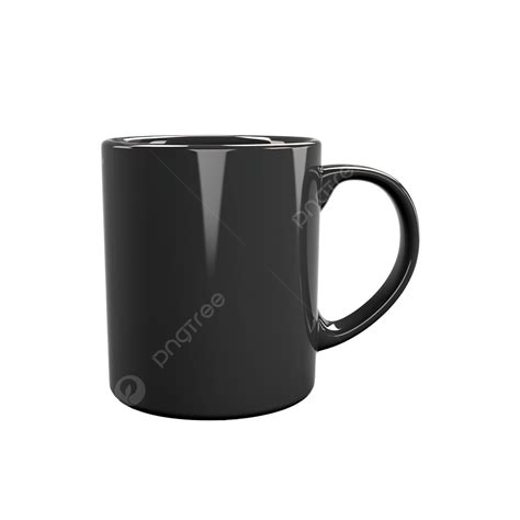 รูปการเรนเดอร์ 3 มิติแก้วมัคสีดำ Png แก้ว สีดำ กาแฟภาพ Png สำหรับ