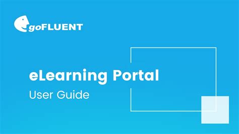 Gofluent Portal • User Guide [esp Sub] Youtube