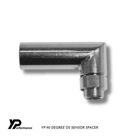 O2 Sensor Spacer 90 Degree Angled Catless M18 X 1 5 Yperformance1