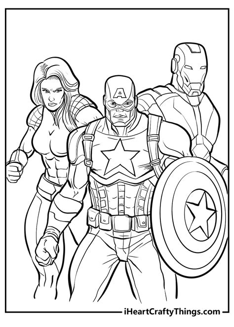 Lego Marvel Characters Coloring Pages
