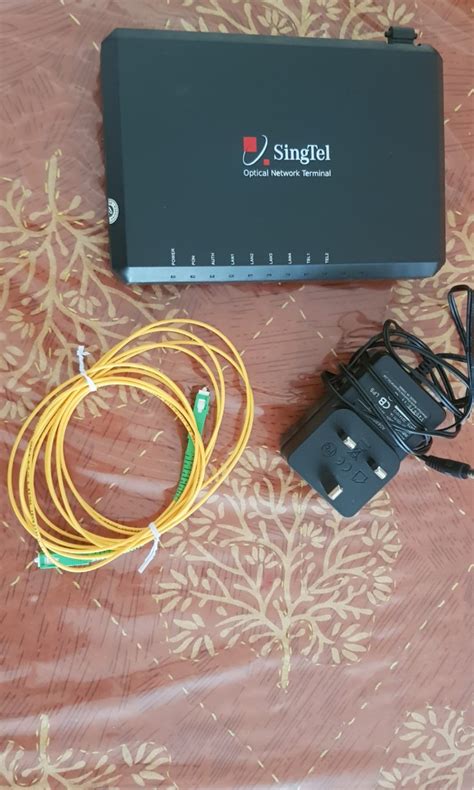 Singtel Router And Fibre Box Computers Tech Parts Accessories Networking On Carousell