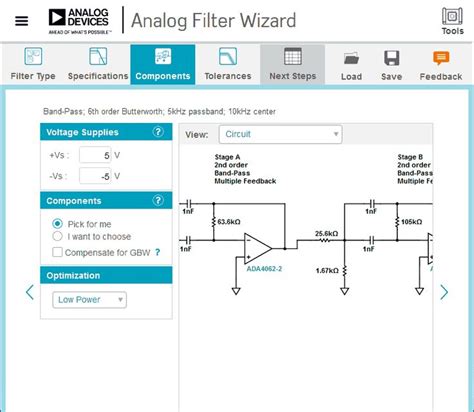 Analog Filter Wizard Projetos De Filtros Anal Gicos Use O Assistente